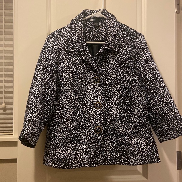 Carole Little | Jackets & Coats | Carole Little Black And White Jacket ...